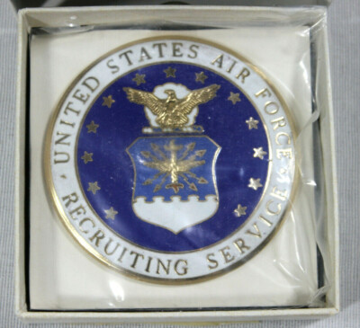 NEW US Air Force Recruiting Service Pocket Badge Madallion | eBay