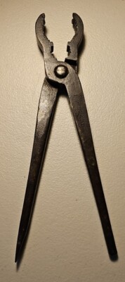 10" C.S. OSBORNE & CO. STEEL GAS BURNER STEAM PLIERS PLUMBING VINTAGE ...