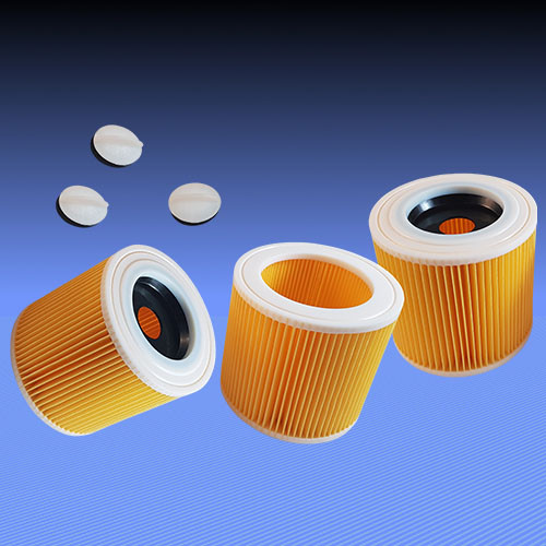 3 Patronenfilter Rundfilter Lamellenfilter Filter für Staubsauger ...
