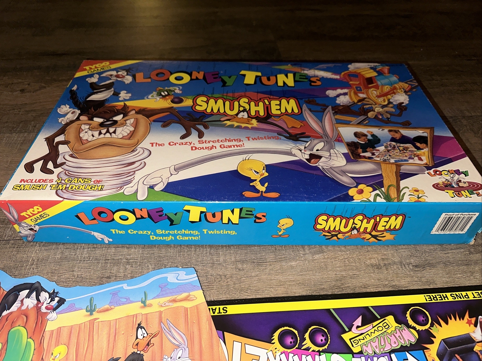 RARE Vintage TYCO Games Looney Tunes Smush ‘ EM Dough Game 1994 for ...