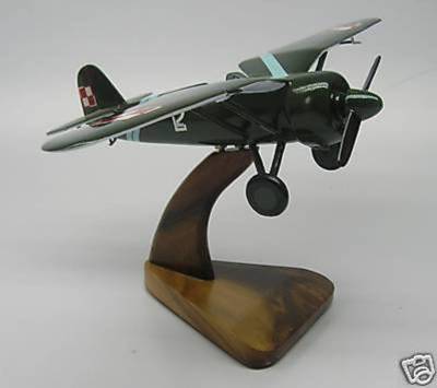 P-11 Polish Fighter PZL P11 Airplane Wood Model Free Shipping Regular ...