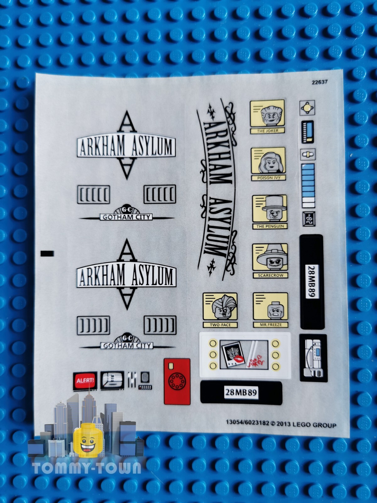 Lego Batman Arkham Asylum Decals