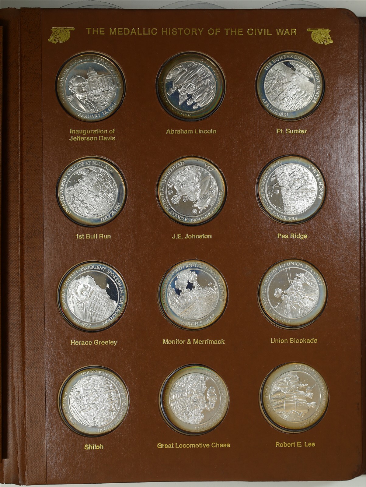 Danbury Mint - NHS History of the Civil War Proof Sterling Silver ...