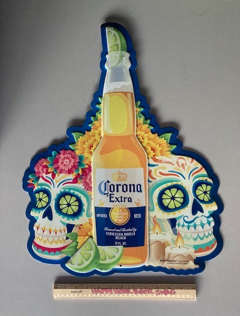 🔥 NEW Corona Extra Metal Tin Sign Day Of The Dead Beer Bar Mancave | eBay