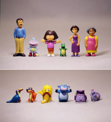DISNEY DORA THE EXPLORER ACTION FIGURINES KID CAKE DECOR TOPPER FIGURE ...