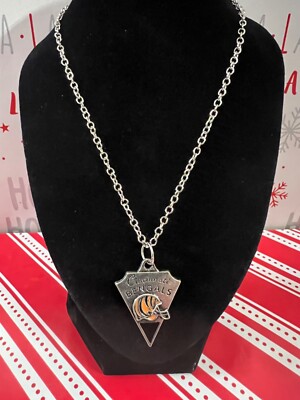 CINCINNATI BENGALS STAINLESS STEEL NECKLACE CHAIN NFL | eBay