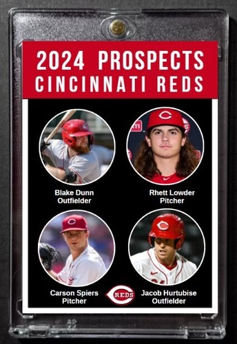 2024 Blake Dunn Rhett Lowder Jacob Hurtubise Carson Spiers Rookie Reds ...