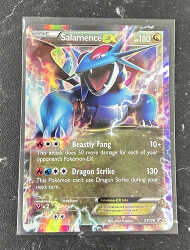 Salamence EX Promo XY170 REGULAR SIZE Full Extended Art 2016 Pokemon ...