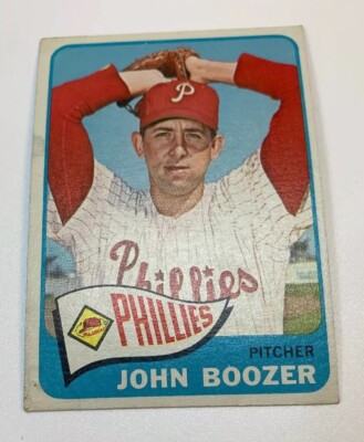 1965 Topps # 184 John Boozer Baseball Card Philadelphia Phillies | eBay