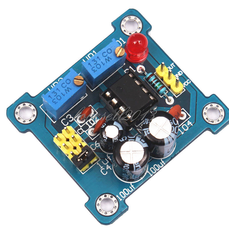 NE555 Adjustable Pulse Frequency Signal Generator Duty Cycle Module ...