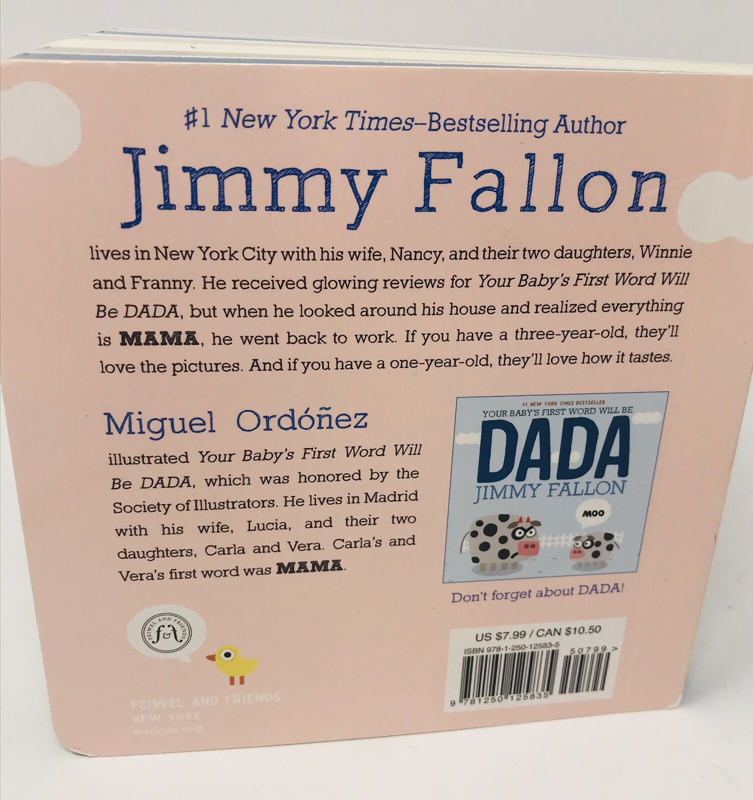 Everything is Mama Chipboard Hardcover Childrens Book Jimmy Fallon 2017 ...