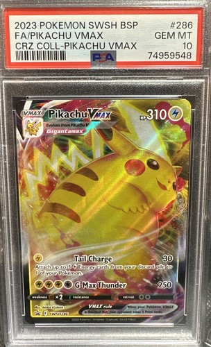 2023 POKEMON SWSH BSP FA/PIKACHU VMAX CRZ COLL-PIKACHU VMAX | eBay