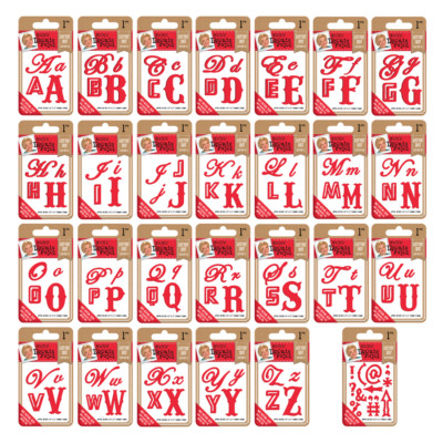 Leonie Pujol Typography Metal Die Letter Set - Letters A - Z or Suffix ...