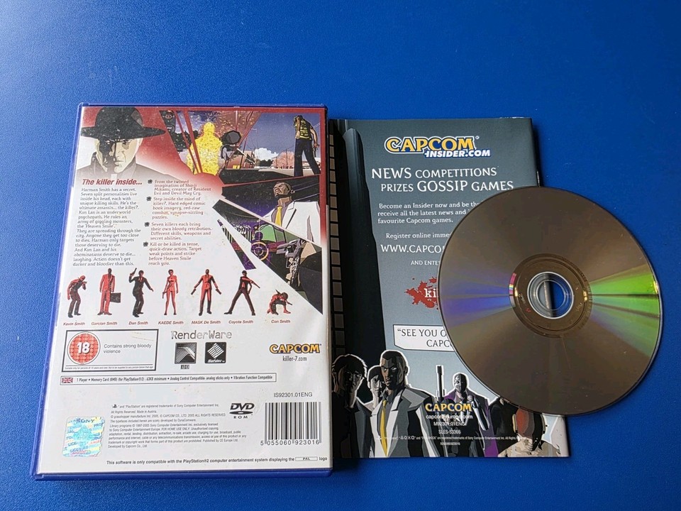 Killer 7 PS2 Game Complete With Manual Sony Playstation 2 UK PAL VGC ...