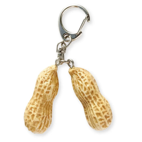 [ Peanut in Shell ] Keychain - Japanese Handcrafted Fake Food Sample ...