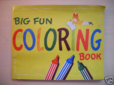 Vintage Capitol BIG FUN Coloring Book 1951 | eBay