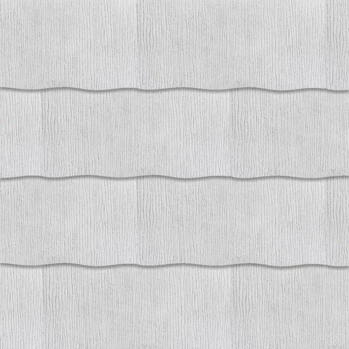 Weatherside Purity Wavy 12 In. X 24 In. Fiber-Cement Siding Shingle (18 ...