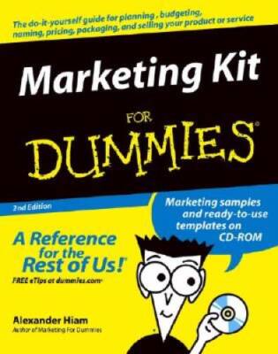 Marketing Kit for Dummies (For Dummies (Lifestyles Paperback)) - GOOD ...