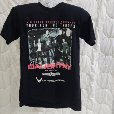 T Shirt Daughtry Iglesias tour for the troops Air Force Reserve 2011 ...