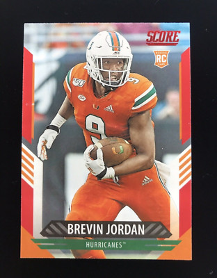 Brevin Jordan Red Foil Parallel Rookie 2021 Score NFL #387 Houston ...