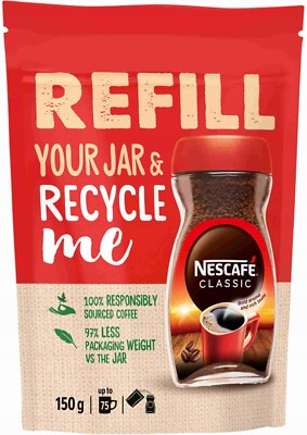 Nescafe CLASSIC Instant Coffee - Refill Bag 150g / 5.23oz | eBay