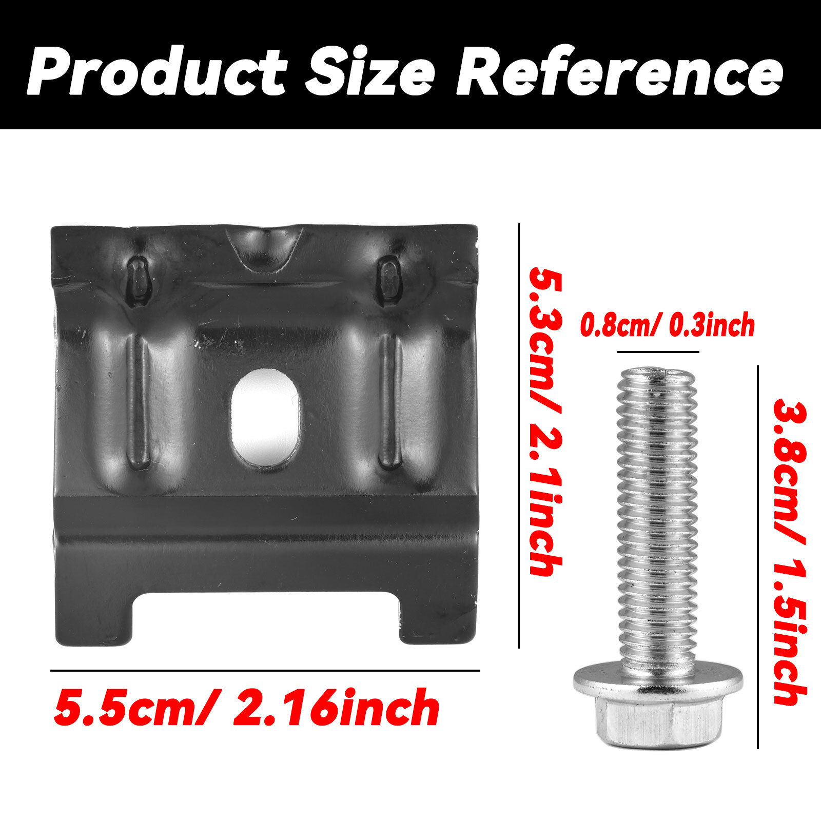 1J0803219 N10109210 Battery Hold Down Clamp Bracket + Bolt For VW Golf ...