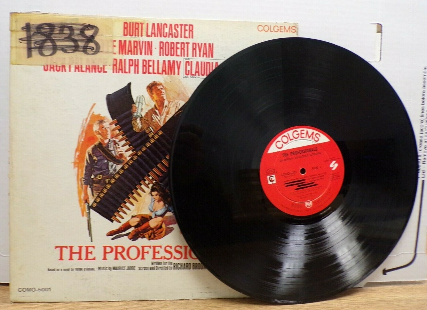 The Professionals Soundtrack Colgems COMO-5001 PROMO 33rpm 030221DBV | eBay