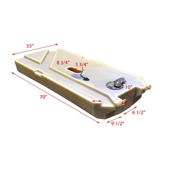 Moeller Boat Fuel Gas Tank FTA000338BR | Moomba 68 Gallon Poly | eBay