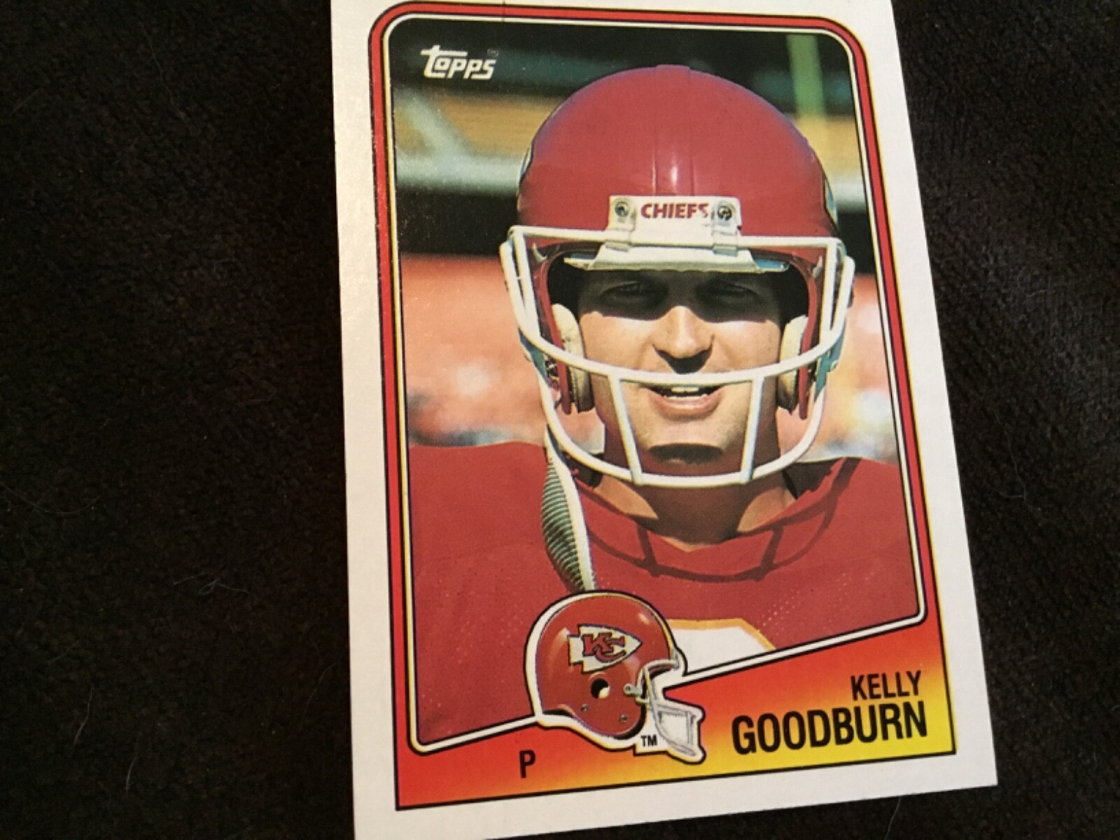 1988 Topps Football Card #367 Kelly Goodburn NM | eBay