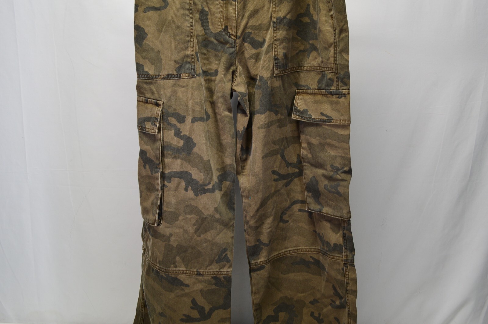 NWT ME+EM Camo Cargo Trouser Khaki Green Sand US Size 10 | eBay