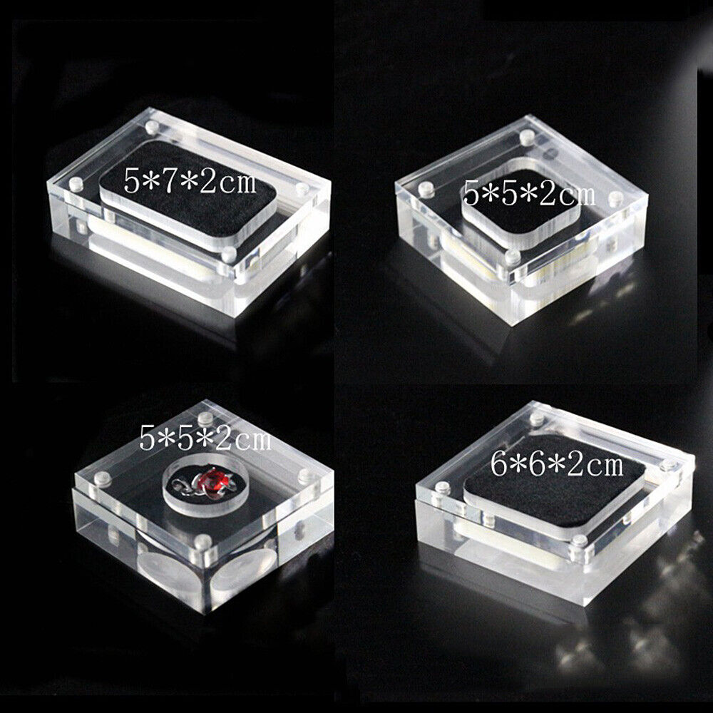 Jewelry Display Rack Loose Diamond Display Case Acrylic Gem Holder ...