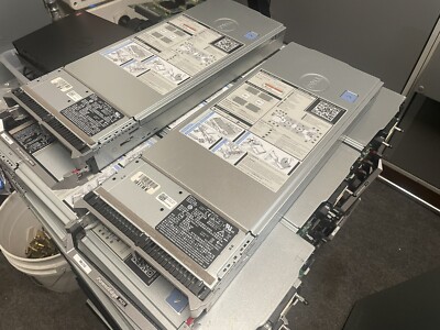 Dell PowerEdge M620 Blade Server 2 x Xeon e5 2665 8 x 16 GB(128) RAM ...