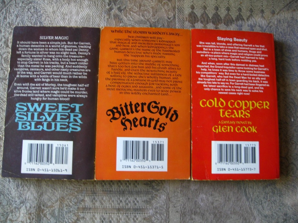 Glen Cook - Garrett Files Series. Books 1-3 - paperback | eBay