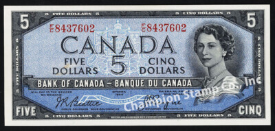Canada Banknote 5 Dollars Cat No 68b **Devil's Face** | eBay