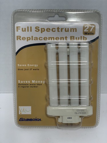 Earth Smart Grandrich Full Spectrum Daylight 6500K 27 Watt Replacement ...