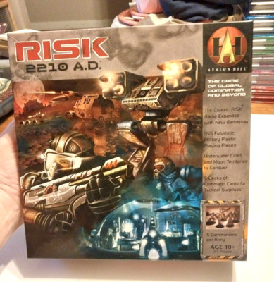 RISK 2210 AD BOARD GAME 2007 AVALON HILL, PRE-OWNED AS-IS, FREE ...