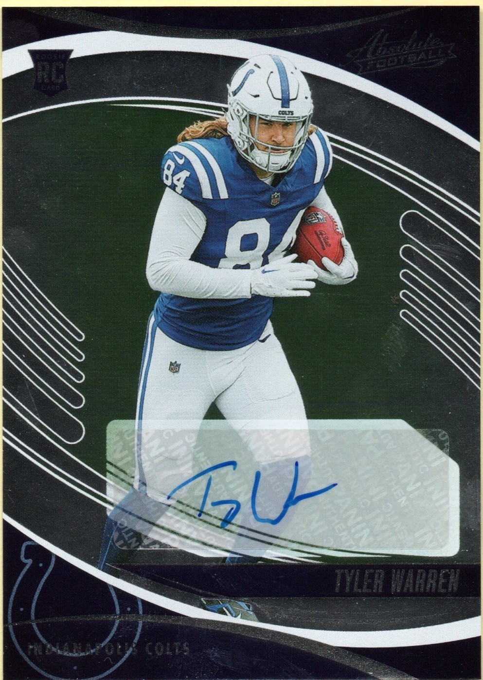 2025 Panini Absolute - Rookies Tyler Warren #195 Signatures (AU, RC ...