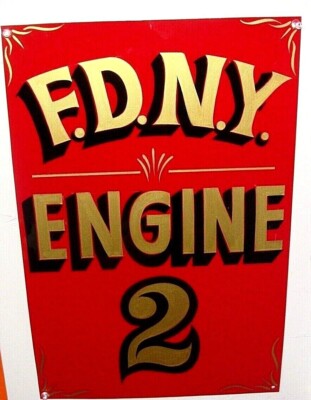 Custom Hand Painted Fireman Fire Department Station Engine Present Gift ...