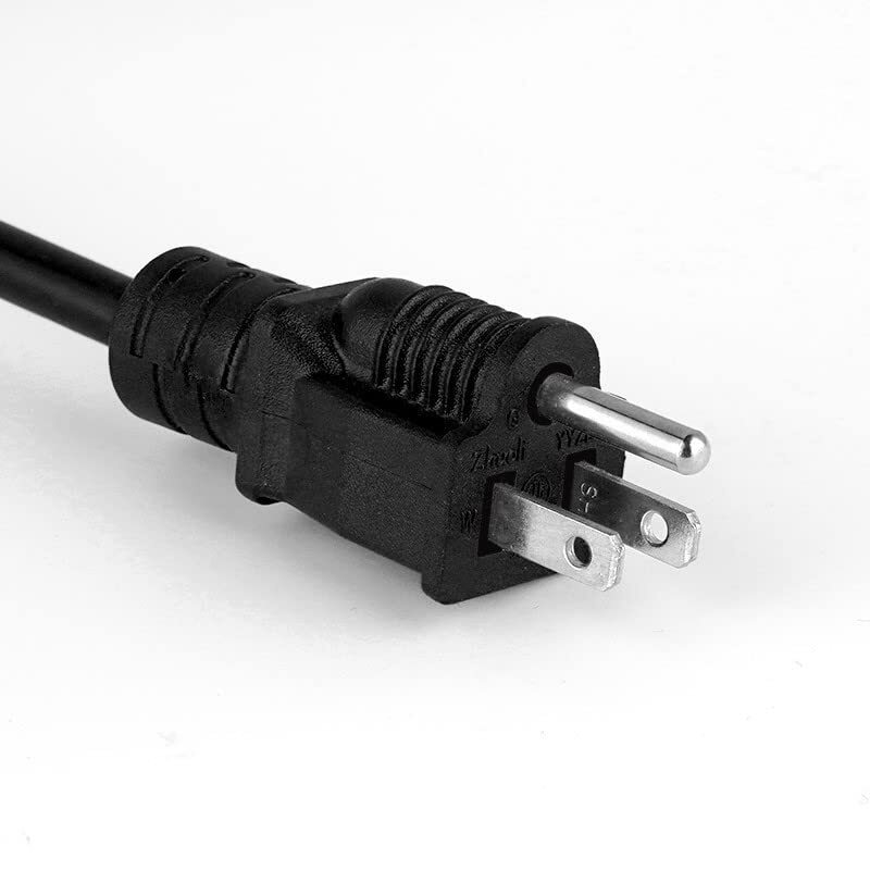 10-Pack 8-inch Extension Cord 16 AWG Heavy Duty Power Cord 3 Prong SJTW ...