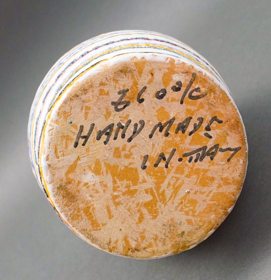 Guildcraft Italy Vintage MCM 8600-C Multicolor Striped Glazed Art ...