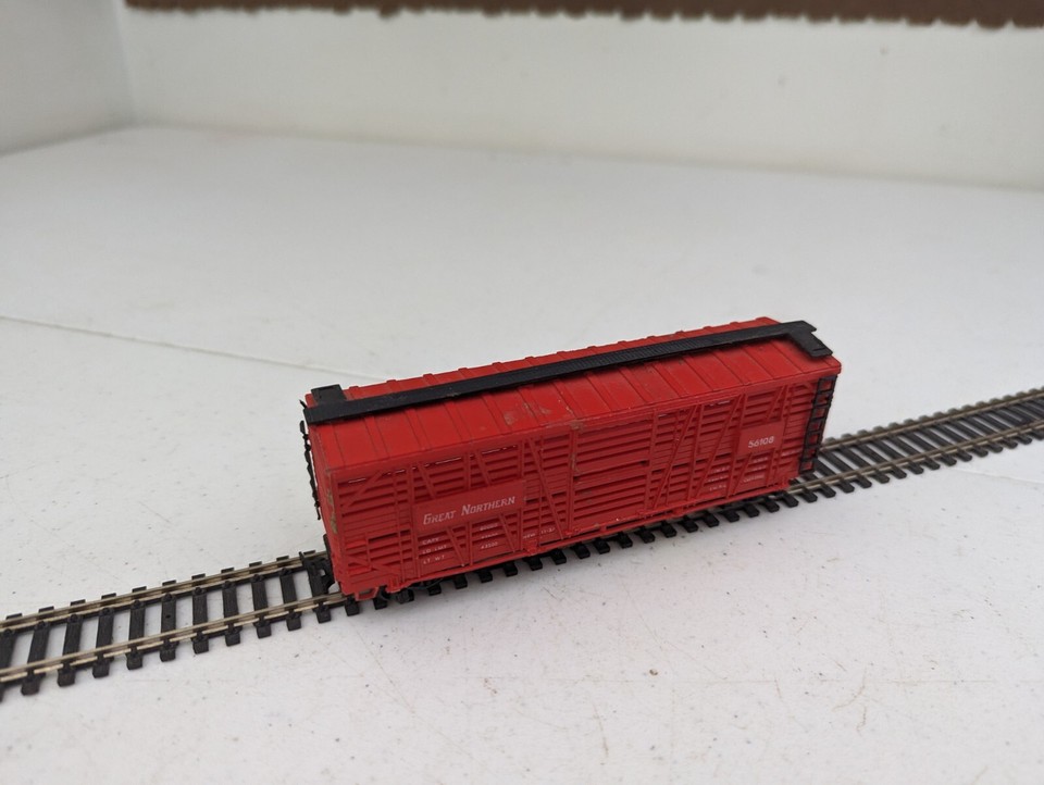 Great Northern Freight Train Stock Car 40' Box HO Scale Model Railroad ...