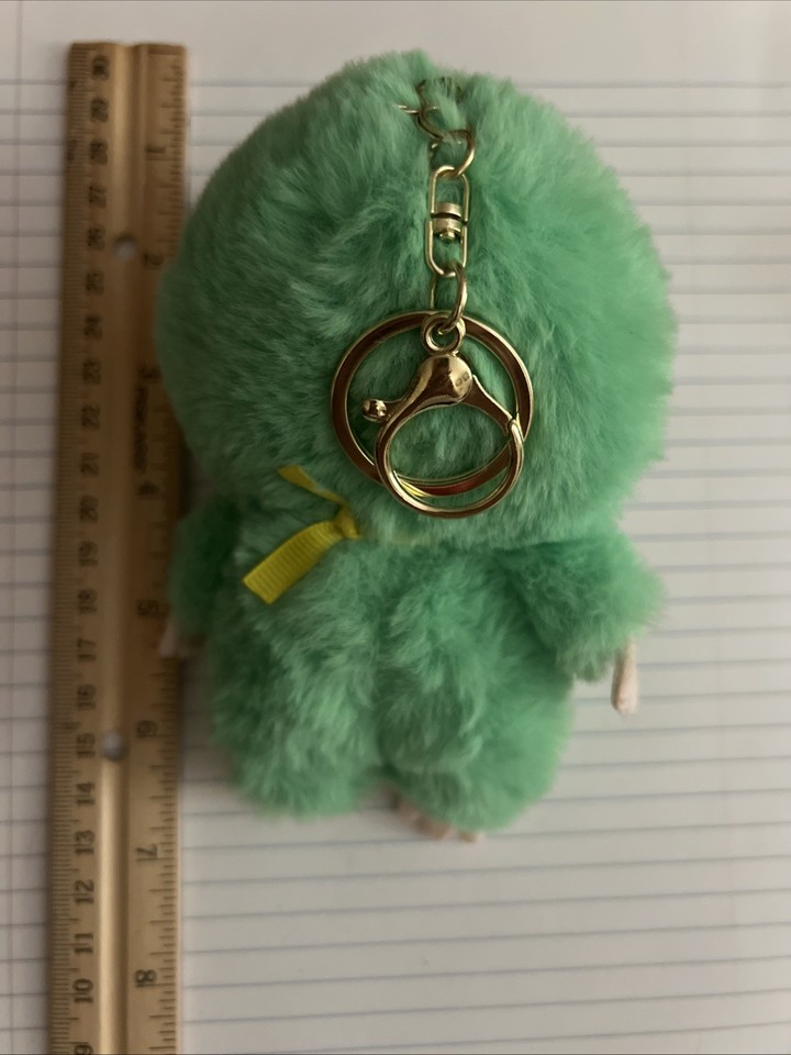 Monchhichi Green Plush Keychain/Bag Clip New! Fast Shipping! | eBay