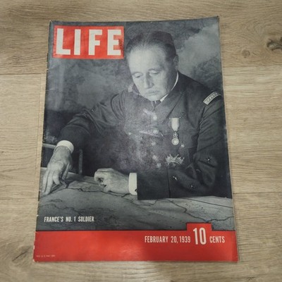 Time Magazine Feb 20th 1939 WW11 "Frances #1 Soldier" | eBay