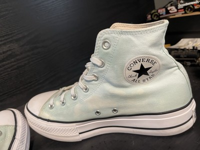 Converse Chuck Taylor All Star Lift Hi Light Blue Platform Sneakers M-8 ...