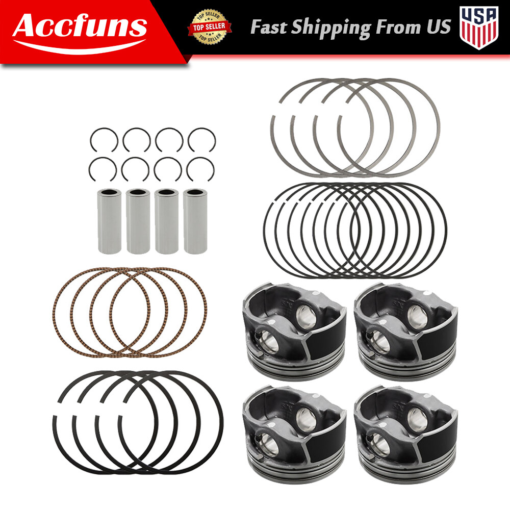 Pistons Set Ø21mm Fit For 09-11 Volkswagen Tiguan 07-11 Audi 07-09 Seat ...