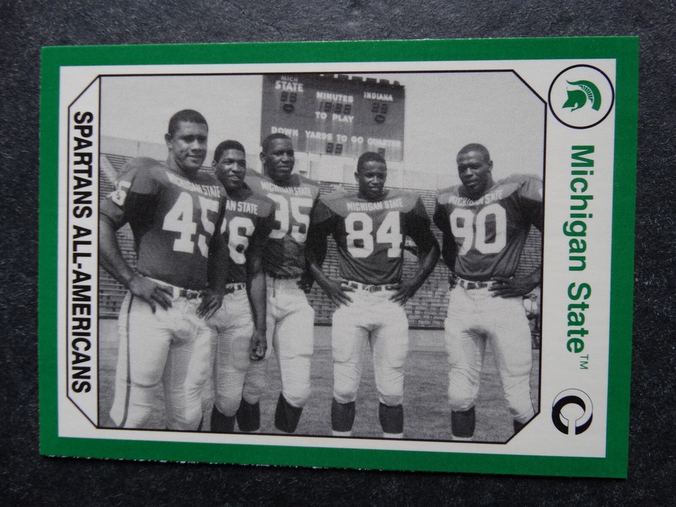 1990 Collegiate Collection Michigan State Football Card Complete Your ...