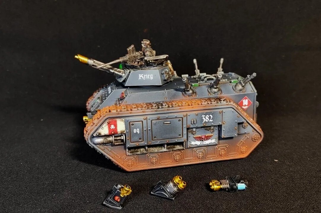 Warhammer 40k commission painted Death Korps of Krieg Chimera ...