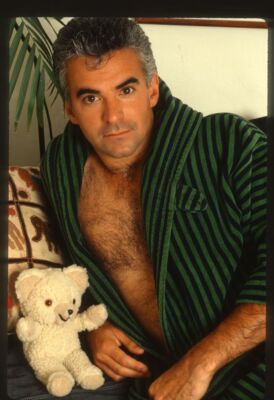 1990 JOHN O'HURLEY Barechested Teddy Bear Original 35mm Slide ...