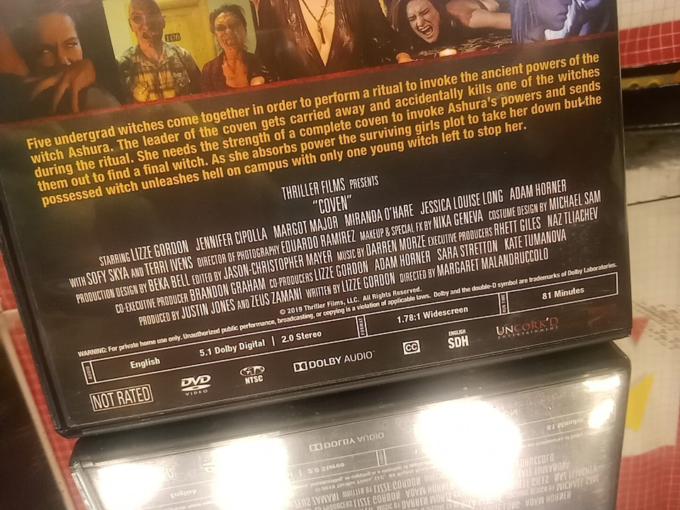 Coven (DVD) Lizze Gordon 2019 Thriller Films Horror Movie 43396509917 ...