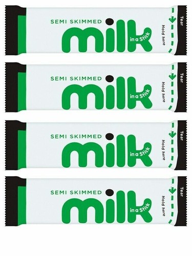 UHT MILK 10 ML SEMI SKIMMED MILK STICK SACHETS RATION PACK | eBay UK
